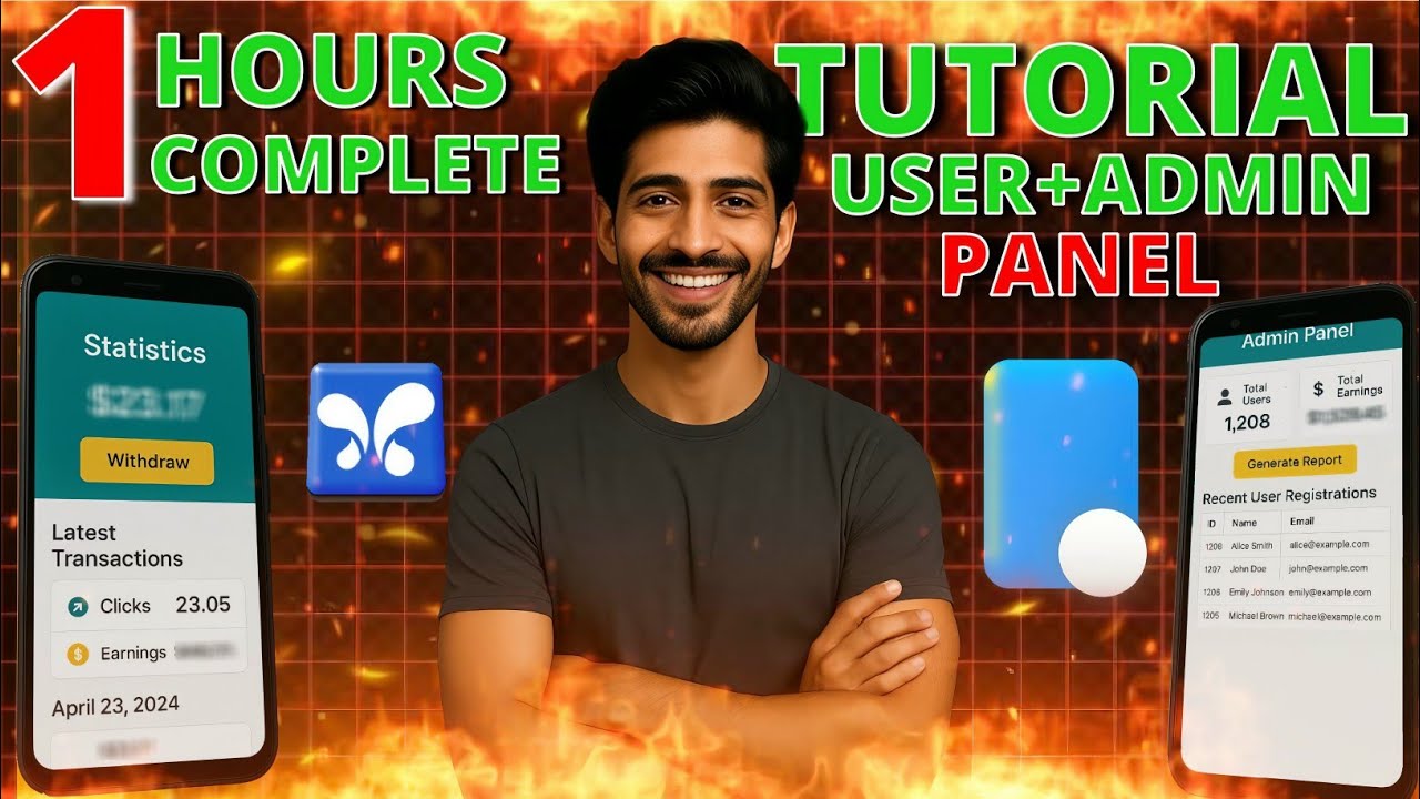 Create User & Admin Panel Without Coding Using AI | Full Beginner ...