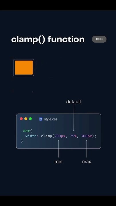 Cssclamp Propertyprogramming Javascript Html Css Css3 Webdevelopment Html5 Coding 0531