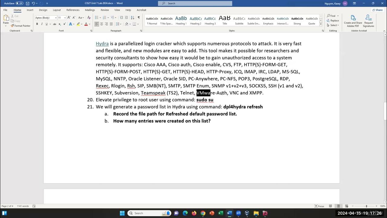 CIS27 Unit 7 Lab: Performing Brute-force Attack and Fuzzing DVWA - YouTube