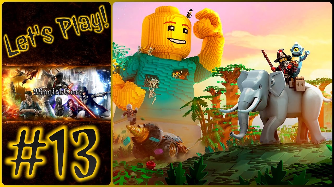 Lego Worlds: Exploring/Gathering | Giant Troll #13 - YouTube