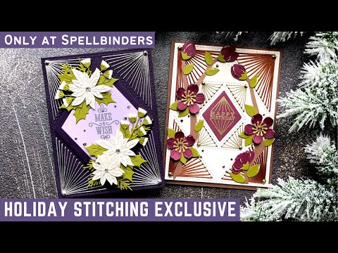 Must See! Layered Stitched Diamonds | Only at Spellbinders # ...