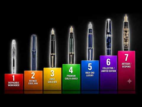 The 7 Levels of Fountain Pens (From Cheap to Insane!)