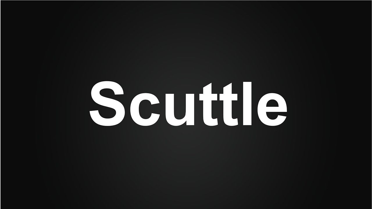 Scuttle Meaning in Urdu, How to Say Scuttle in English, Scuttle Meaning ...