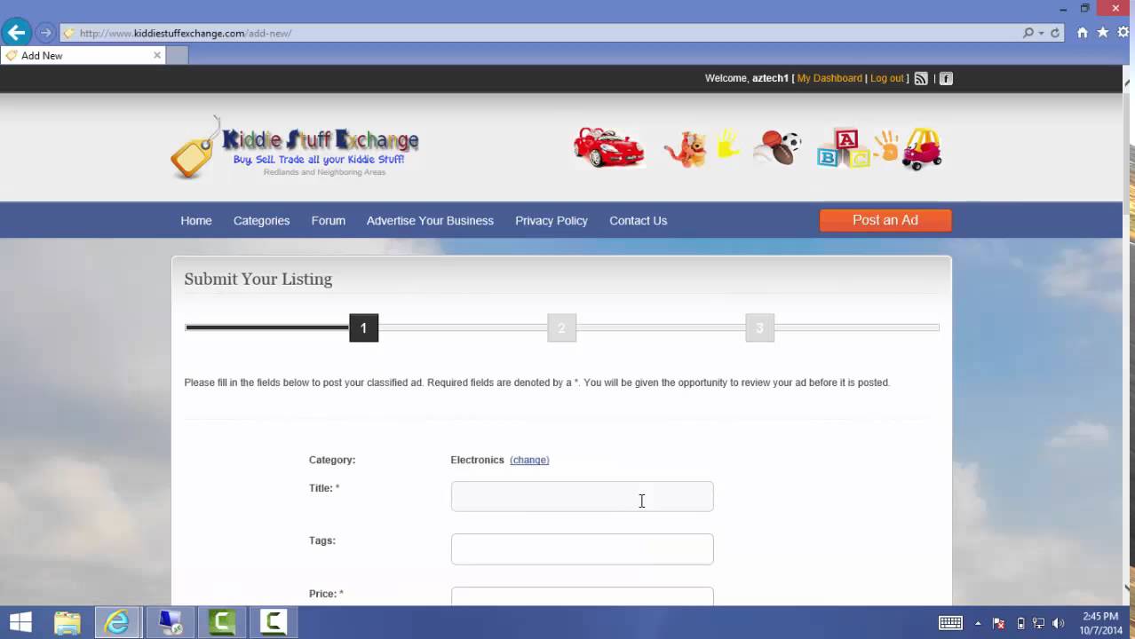 How to Register and Post your free Ad - YouTube