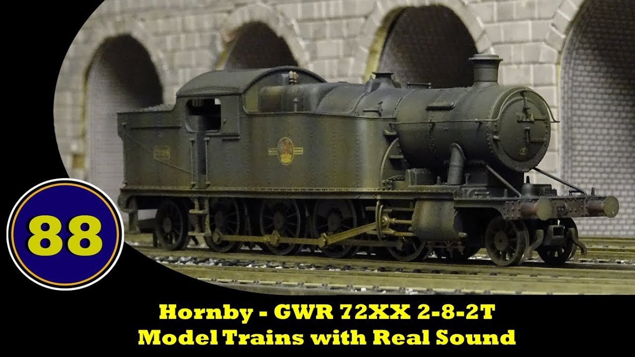 Hornby - GWR 72XX 2-8-2T - Model Trains with Real Sound - YouTube