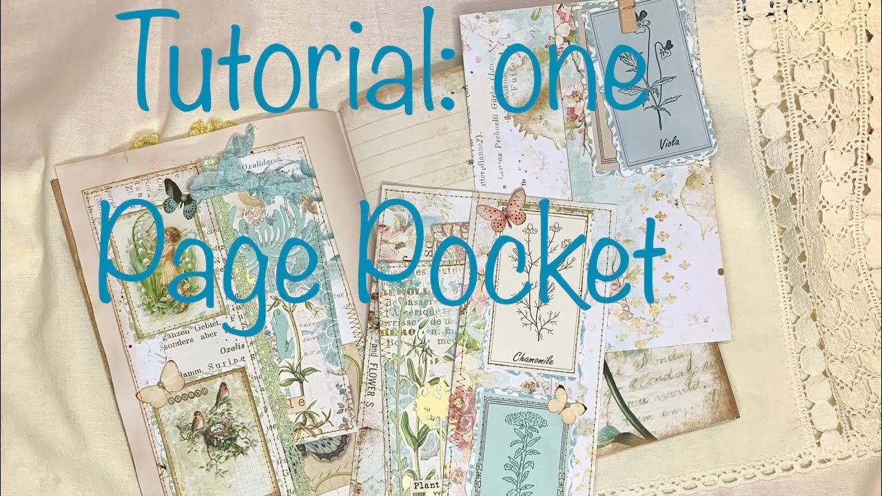 Tutorial: one page pocket! - YouTube