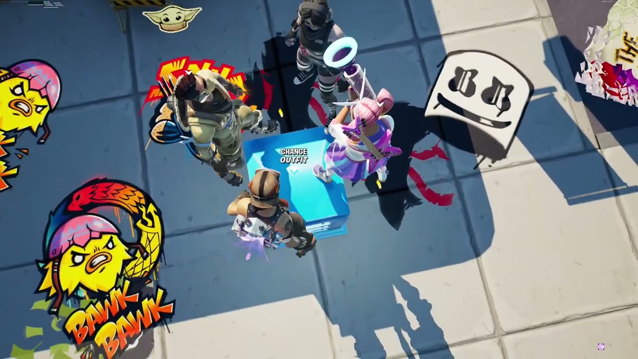 Doing Sugar Rush Emote With OG Skins in Party Royale(Renegade Raider ...