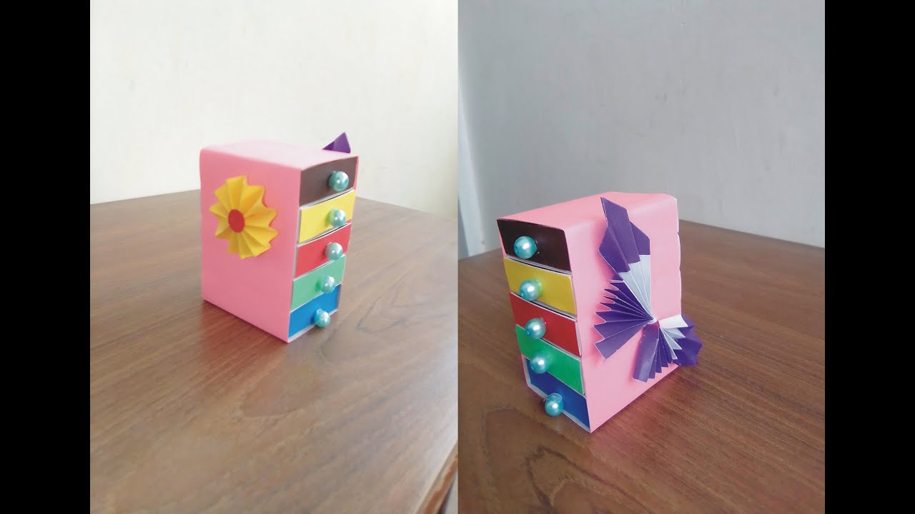 How to make Match box drawers - DIY Tutorial - YouTube