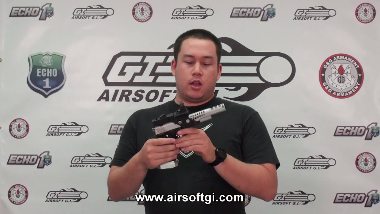 Airsoft GI - F-Chu Too Custom Made IPSC Race Pistol - YouTube