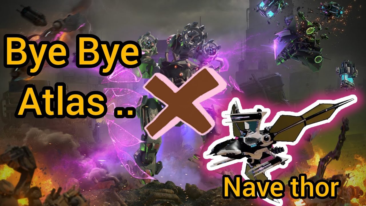 El mejor counter del titan Atlas - nave thor - War Robots - YouTube