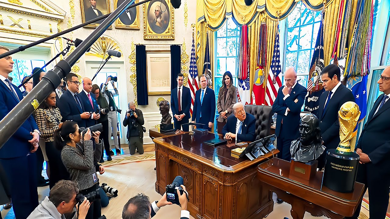 LIVE: President Donald Trump Meets WHITE HOUSE Task Force About FIFA ...