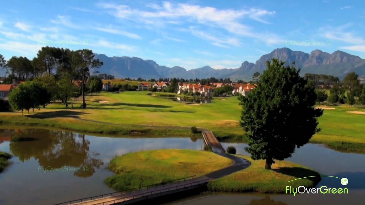Paarl Golf Club - drone aerial video - Overview (long) - YouTube