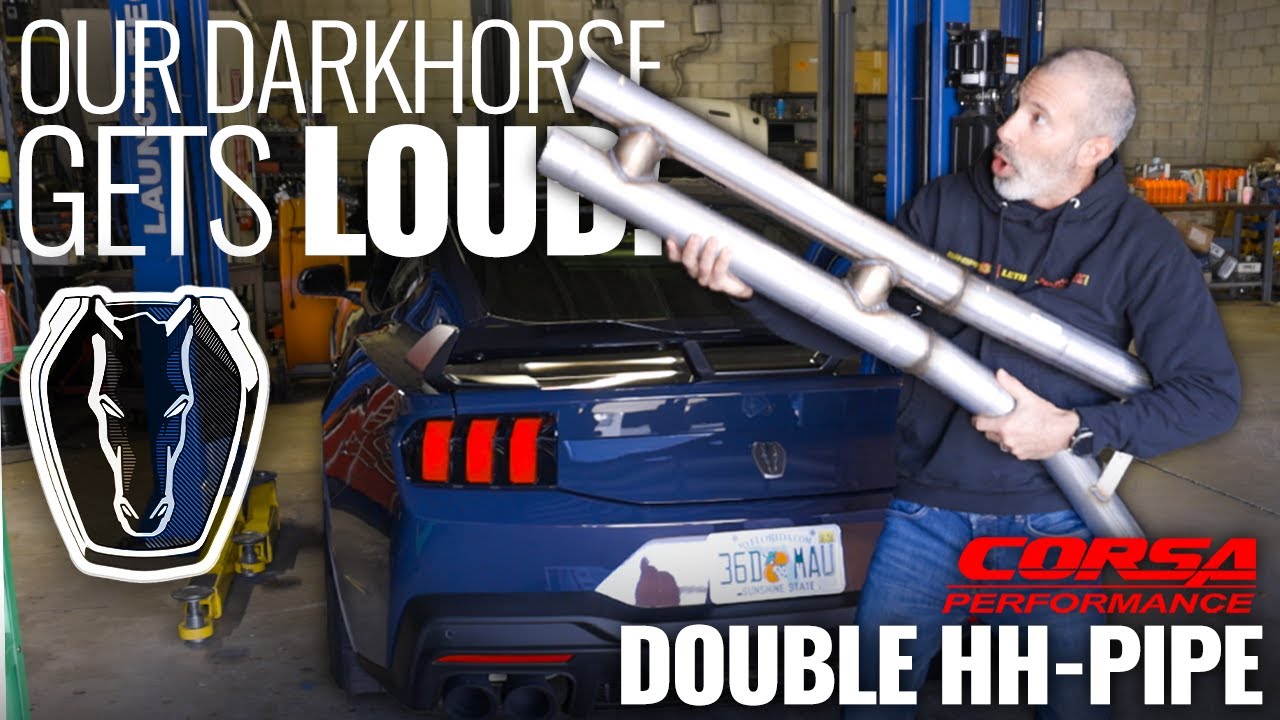 Our Dark Horse Gets LOUDER! - Corsa Performance Resonator Delete Double ...
