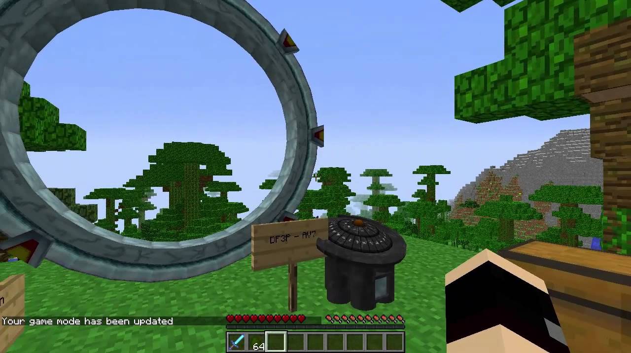 Minecraft Mod Showcase: SG Stargates! 1.7.10 - YouTube