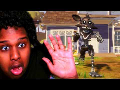 REIGNITED FOXY IS THE SCARIEST IN HELLO NEIGHBOR - YouTube