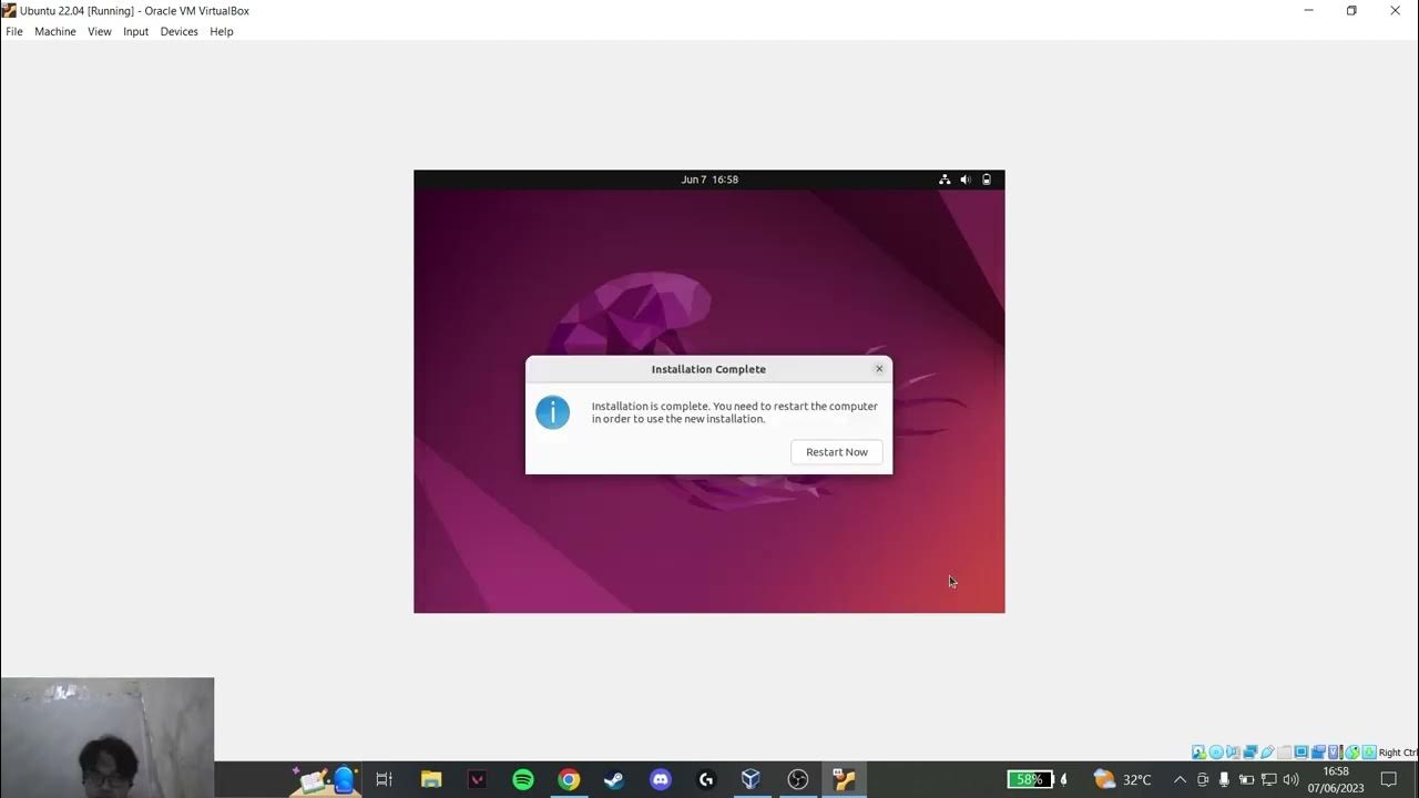 Tutorial Instalasi Linux Ubuntu 22.04 Didalam Virtual Box - YouTube