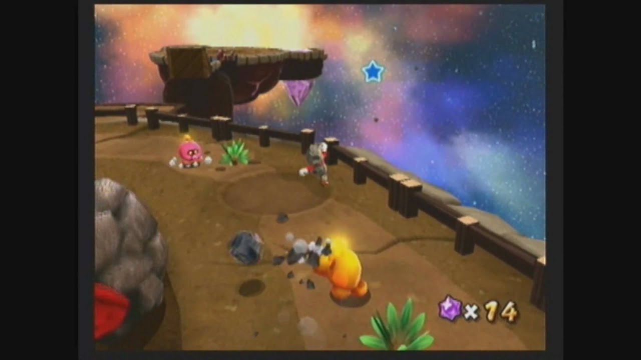Super Mario Galaxy 2 - Boulder Bowl Galaxy: Rock and Rollodillo part 1 ...