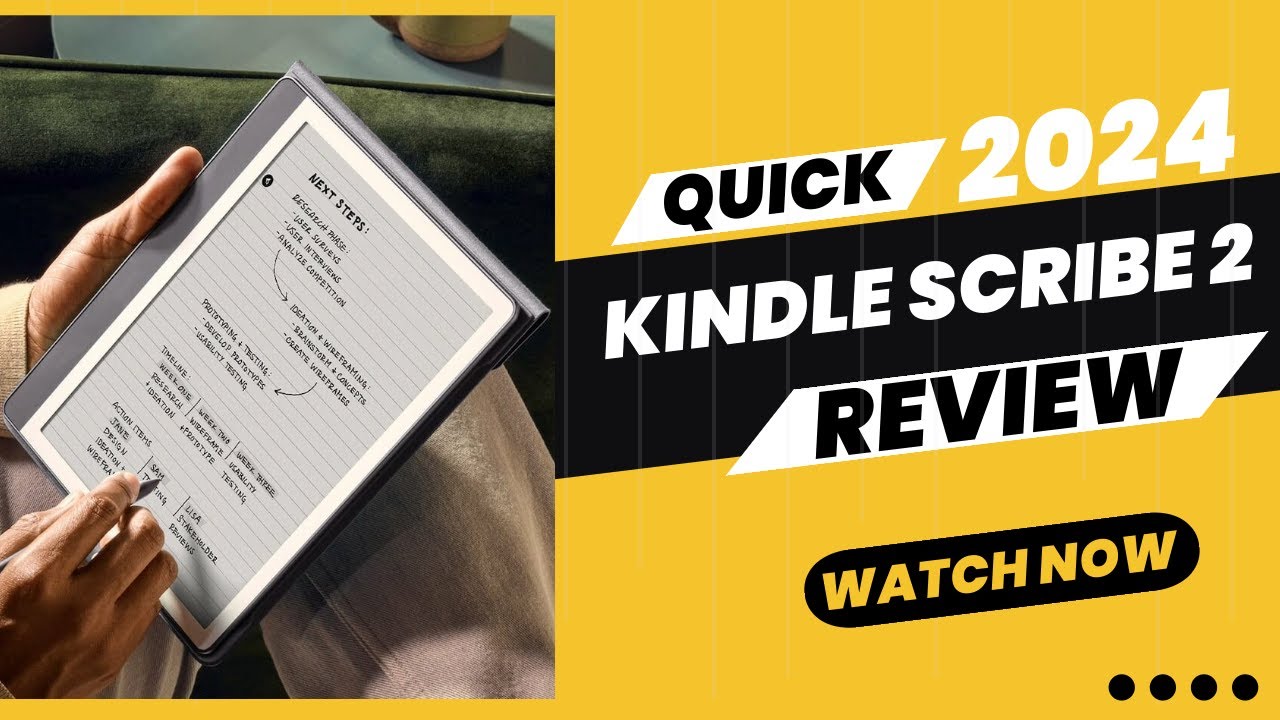 A Quick Kindle Scribe 2024 Review - YouTube