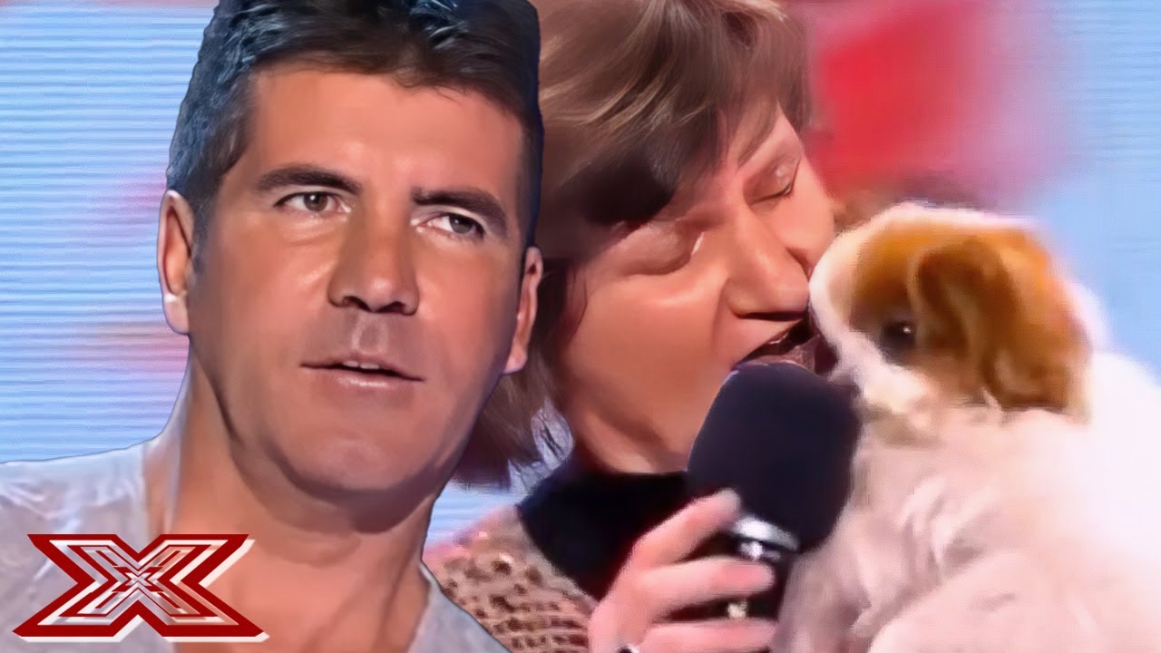 SINGING DOG Confuses SIMON COWELL During X Factor UK Audition! | X ...