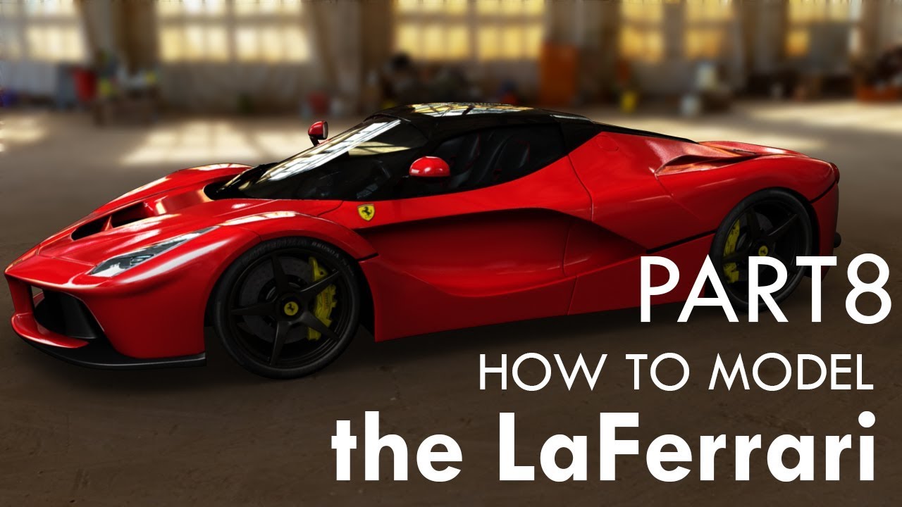 3D Car Modeling Tutorial Part8| LaFerrrari 3D Modeling Tutorial - YouTube