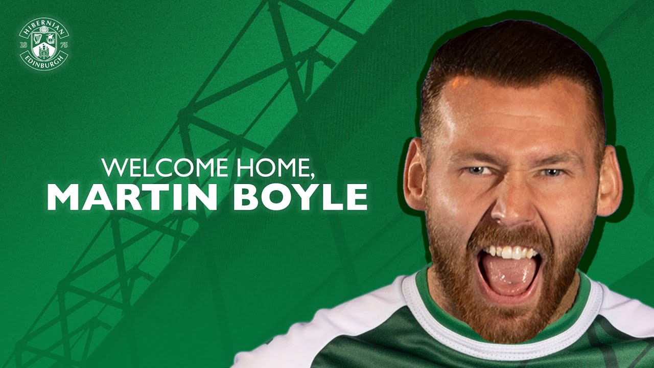 Welcome Back To Hibs, Martin Boyle! | Hibernian FC - YouTube