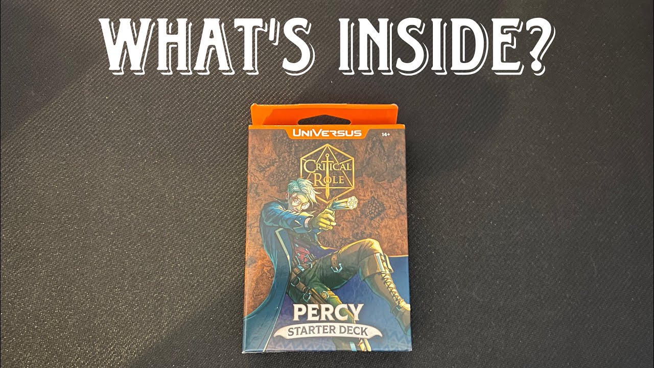 Universus- Critical Role Percy Starter Deck Unboxing And Review # ...