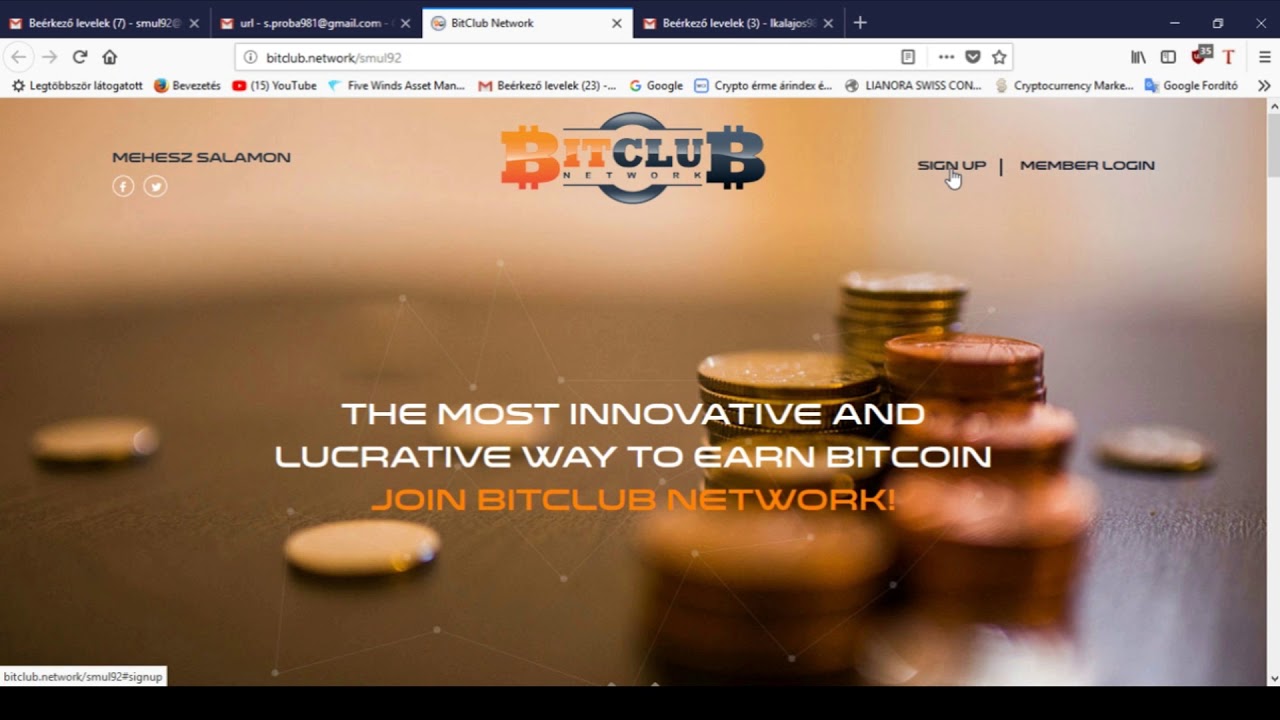 Bitclub network Regisztráció! - YouTube