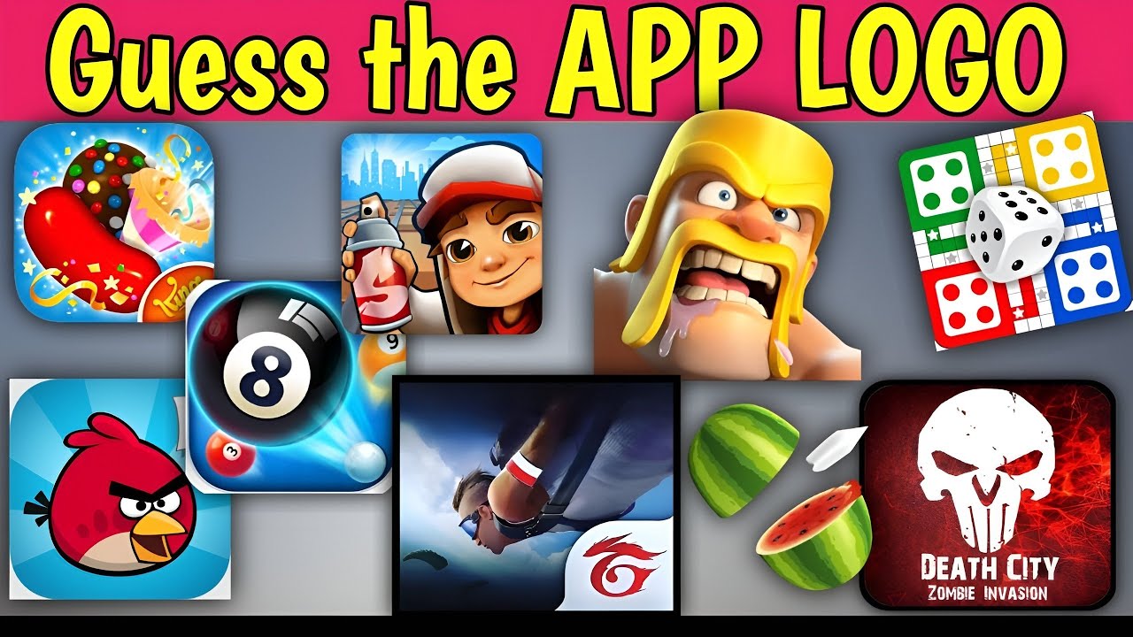 Guess the App logo |Famous Apps Game logo | App Logo | Game Logo - YouTube