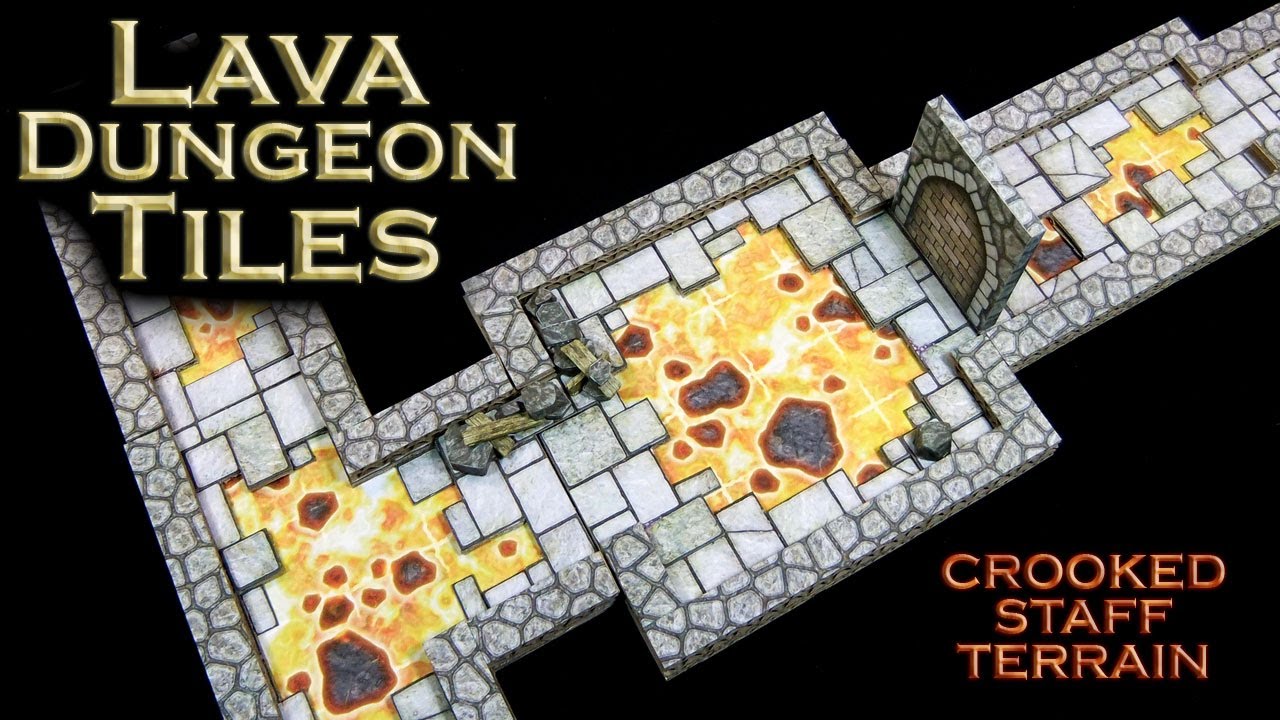 Episode 50 : Make your own lava tiles for D&D - YouTube