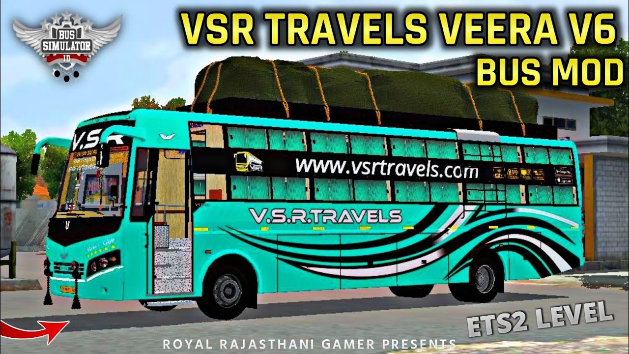 download New VSR Travels Veera V6 Sleeper Bus Mod | Bussid V4.1.1 ...