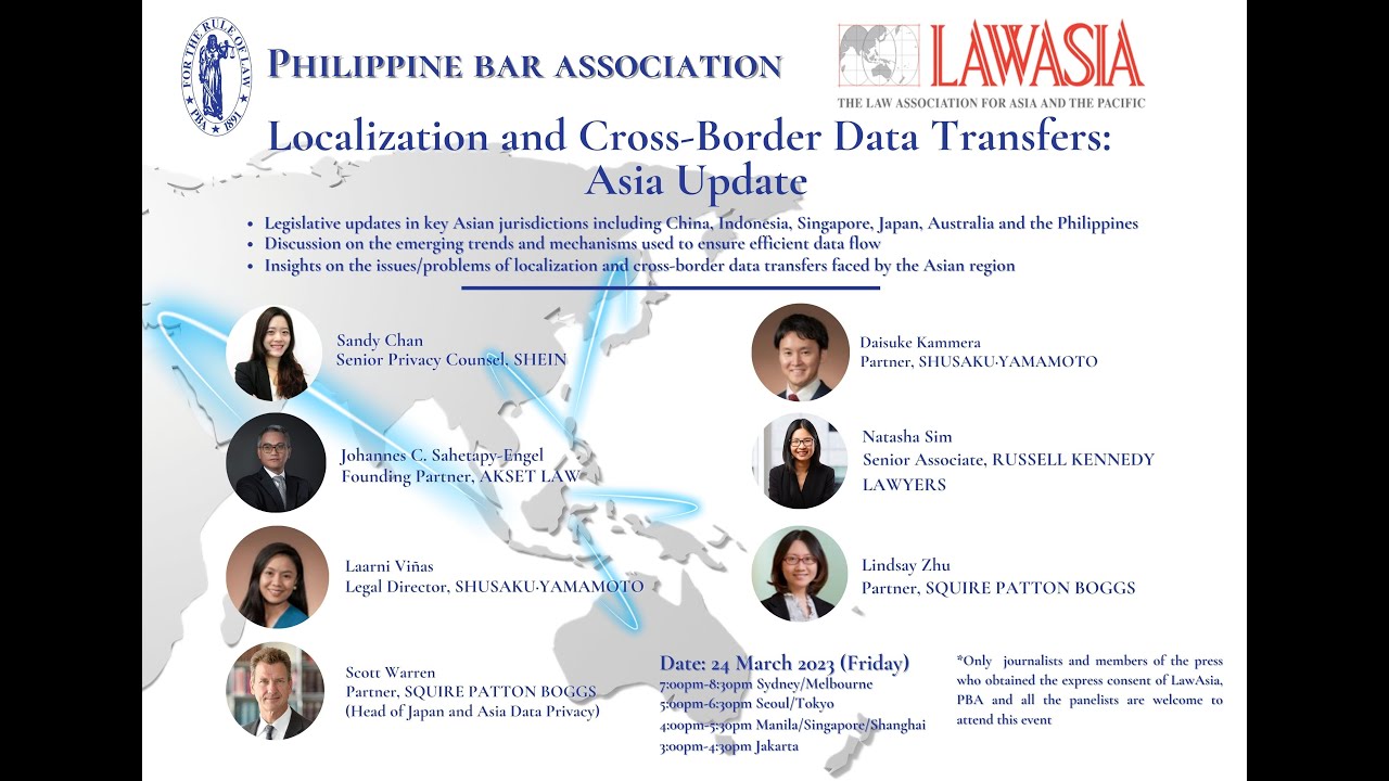 Localization and Cross-Border Data Transfers: Asia Update - YouTube