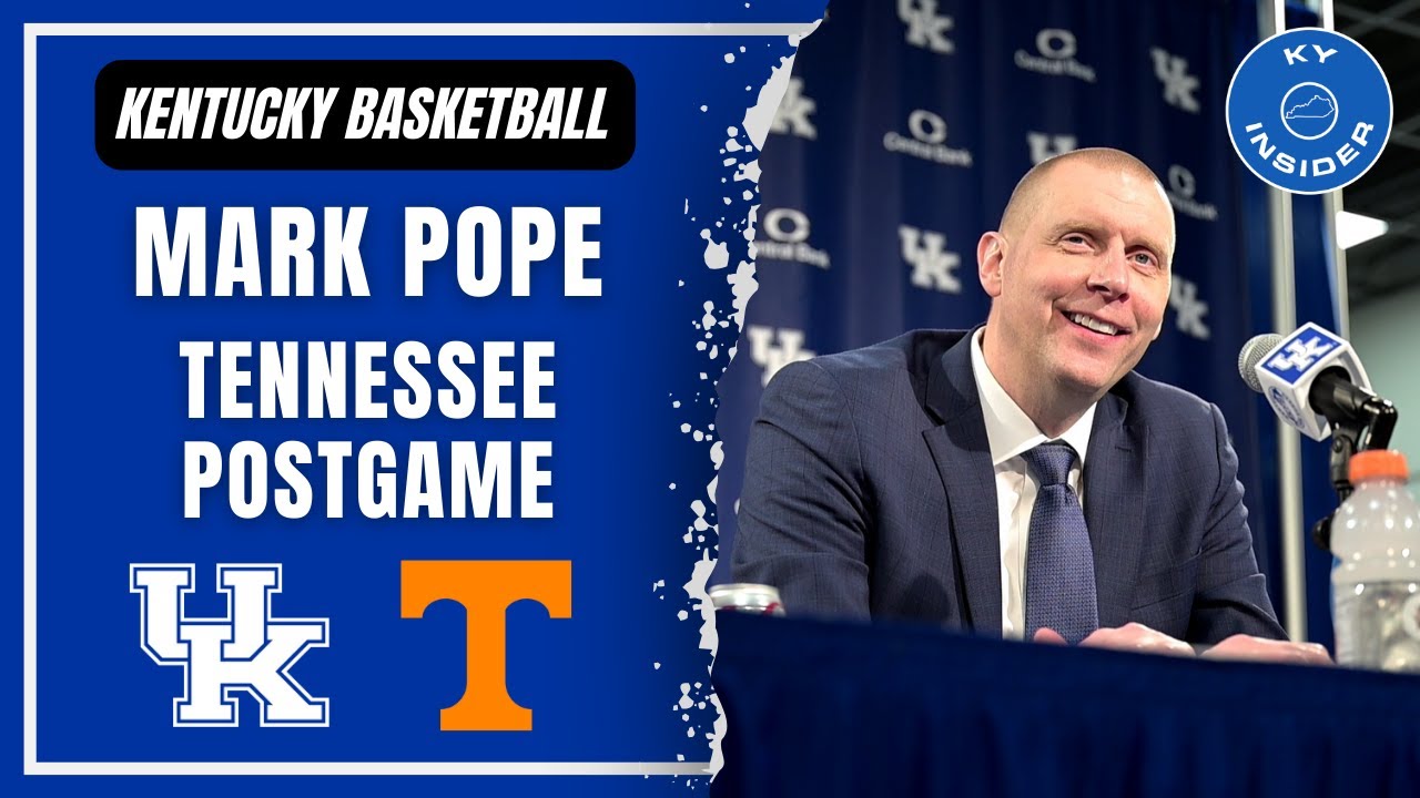 Kentucky Coach Mark Pope Talks After Kentucky’s Win Over Tennessee ...