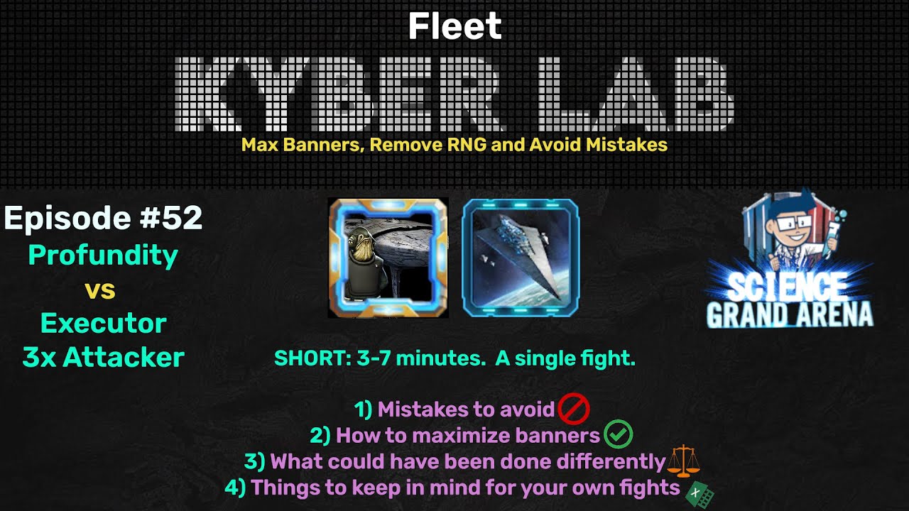 Kyber Lab #52 - Fleet - Profundity vs Executor (3 attacker) - GAC Counter Guide - YouTube