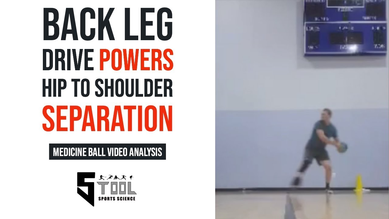 Back Leg Drive Powers Hip To Shoulder Separation - YouTube