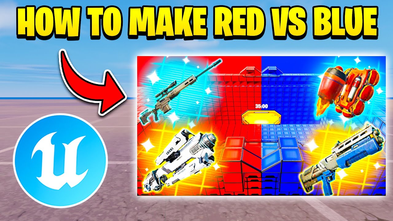 HOW TO MAKE RED VS BLUE MAP IN UEFN | IN DEPTH TUTORIAL - YouTube