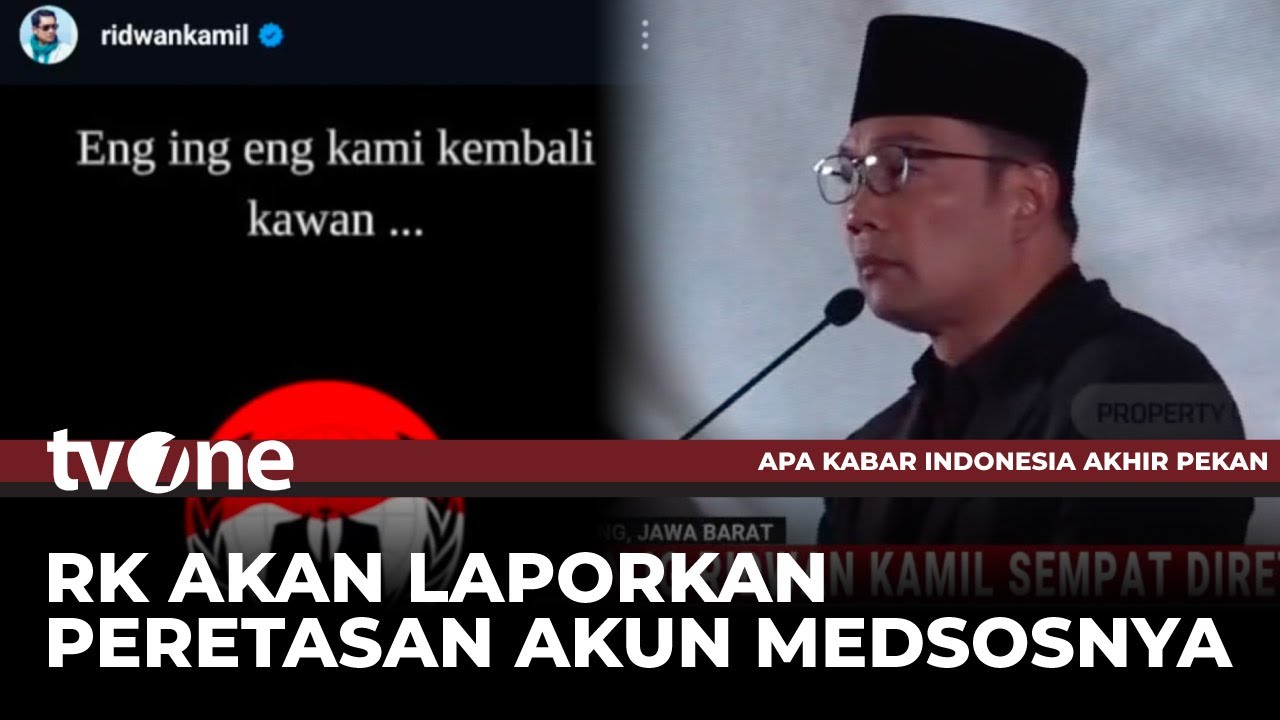 IG Ridwan Kamil Diretas, Unggah Foto 'Tanggung Jawab Jangan Lari ...