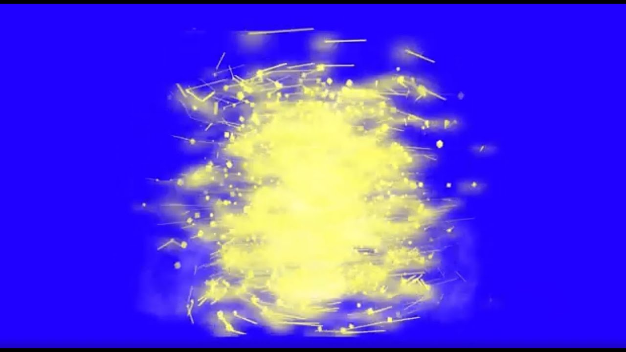 HD - Teleportation effect Yellow on Blue Screen (afterEffect) no sound ...