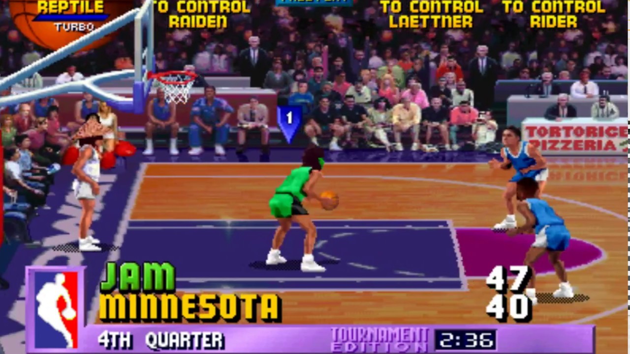 #579 NBA Jam TE rev 2.0 Mortal Kombat Characters (3/4): Reptile ...