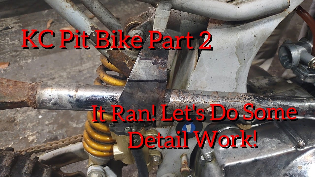 KC Pit Bike - Doin Some Odds And Ends #pitbike #motorcyclerepair # ...