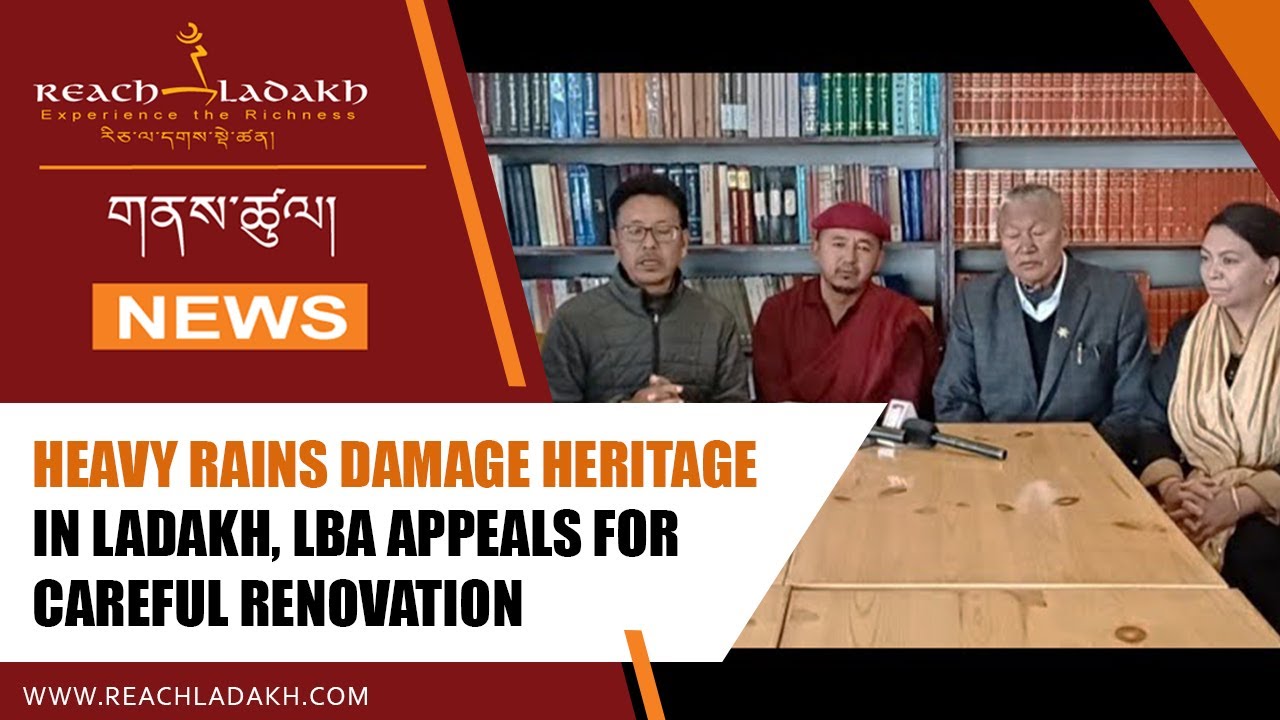 Heavy rains damage heritage in Ladakh, LBA appeals for careful ...