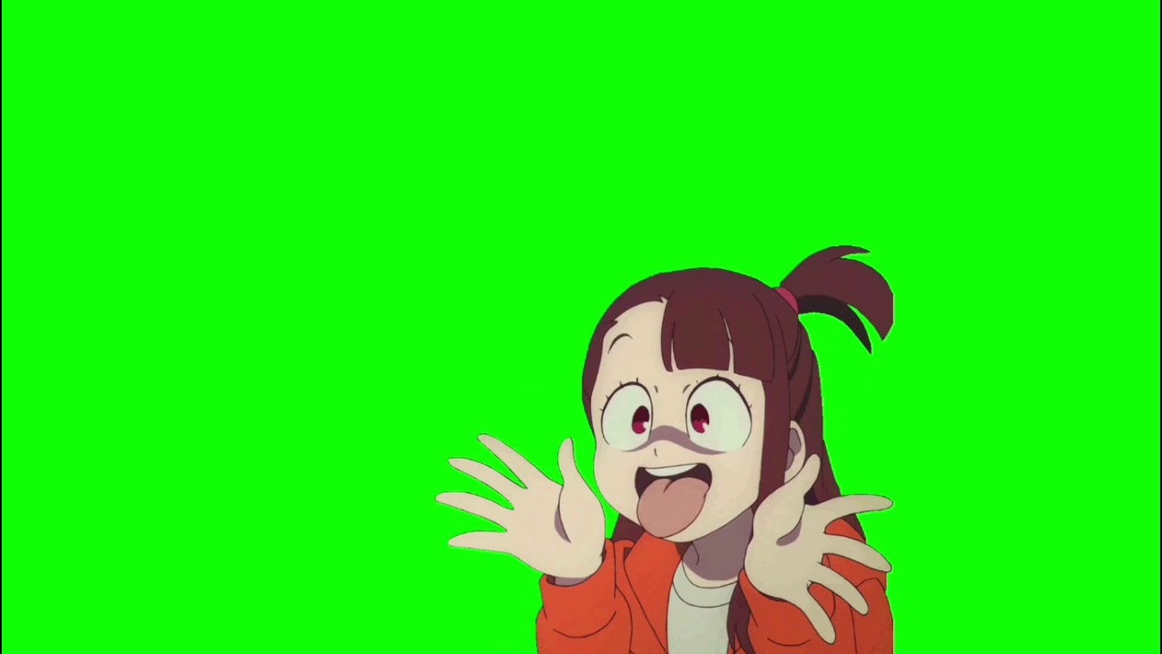 ️GREEN SCREEN EFFECTS: anime girl crazy reaction - YouTube