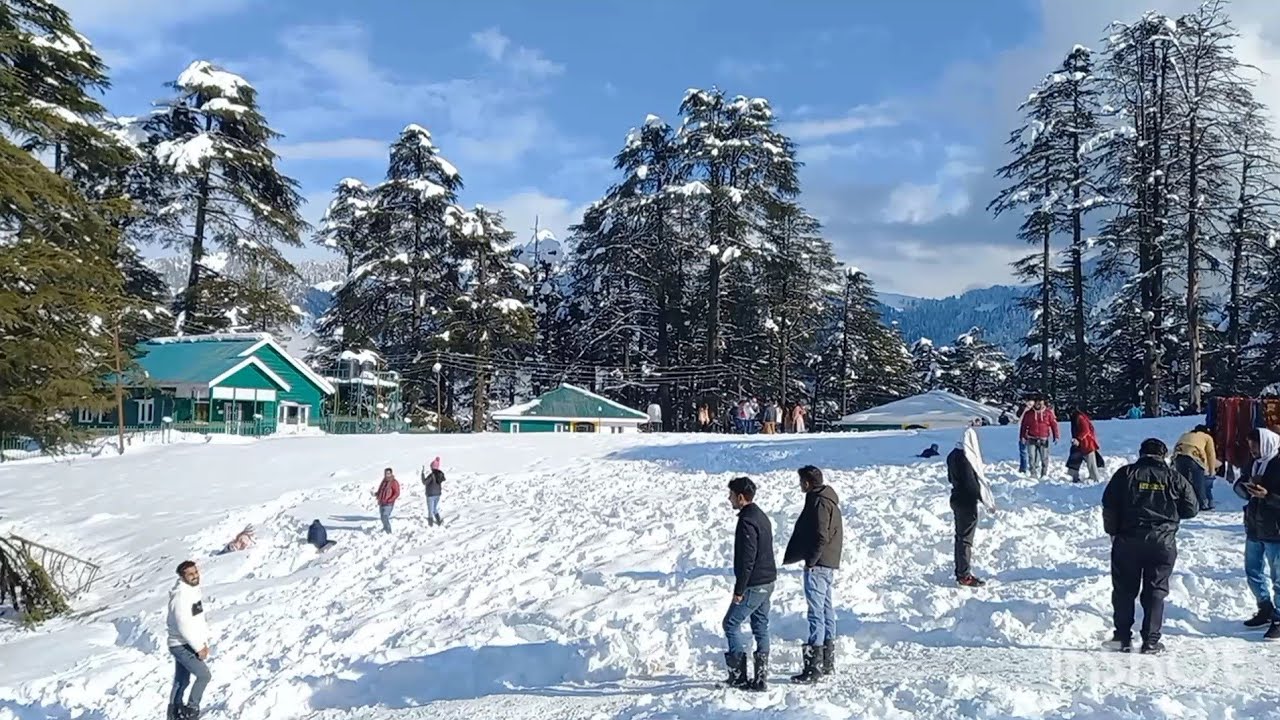 Heavy snow fall in Patnitop J&K |Jammu vlog 1 |Nature lover Jyoti|🤩 ...