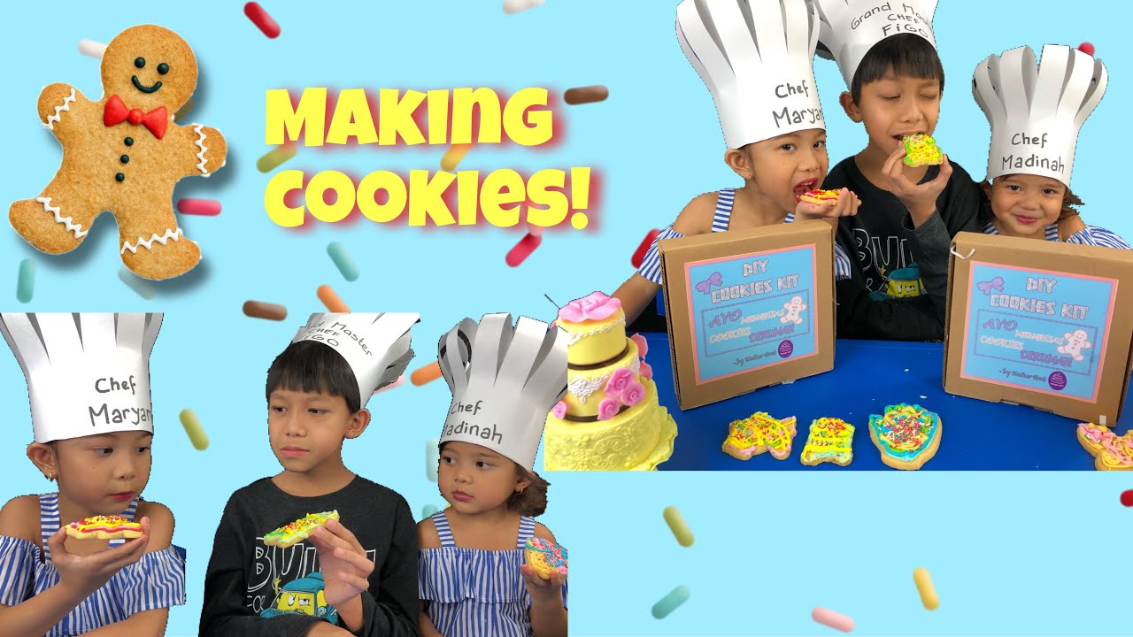 DIY👩🏻‍🍳 MAKING COOKIES | Koki Cilik 👧🏻👧🏻 - YouTube