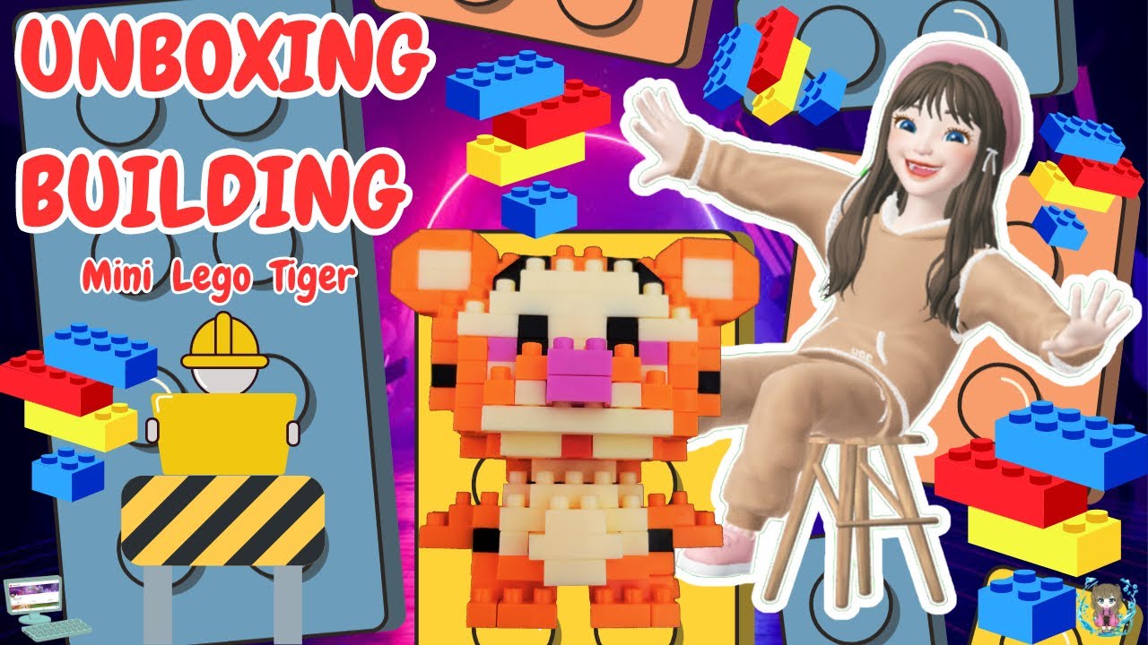 🙌🏻 [HANDCAM] Unboxing & Building Blocks Lego Tiger Bricks Indonesia ...