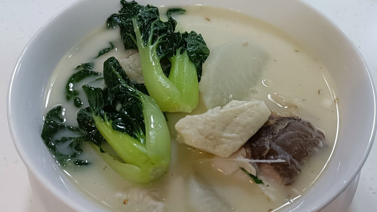 MASAKAN HONGKONG SIMPLE MEMBUAT SUP IKAN WAN YI SAYUR PAK CHOY , LOBAK ...