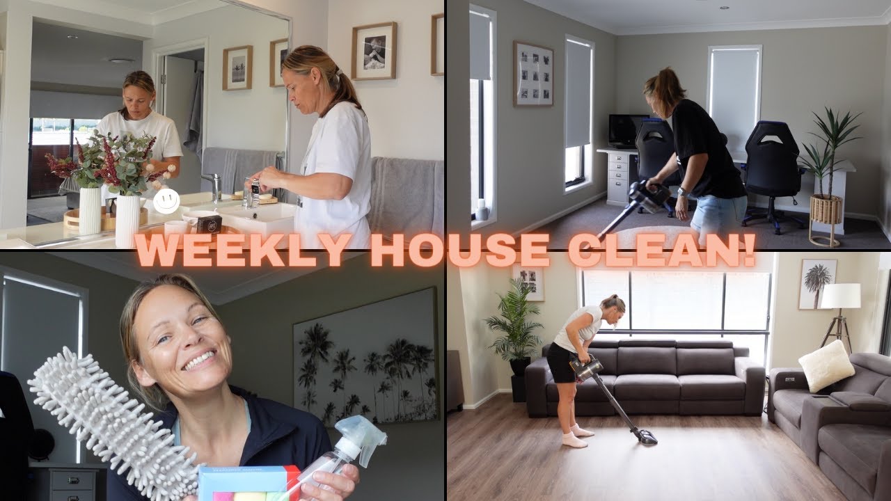 My Weekly House Clean, time lapse cleaning and organising! - YouTube