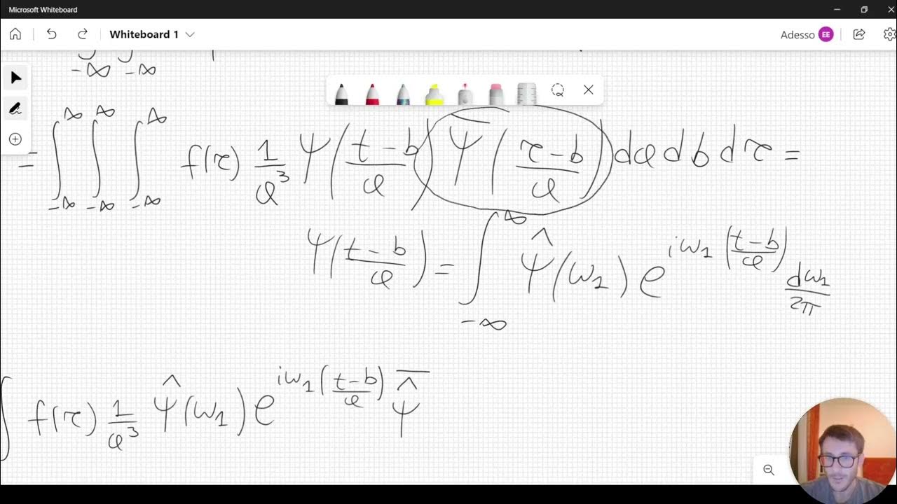 Mathematical derivation of the Inverse Wavelet Transform - YouTube