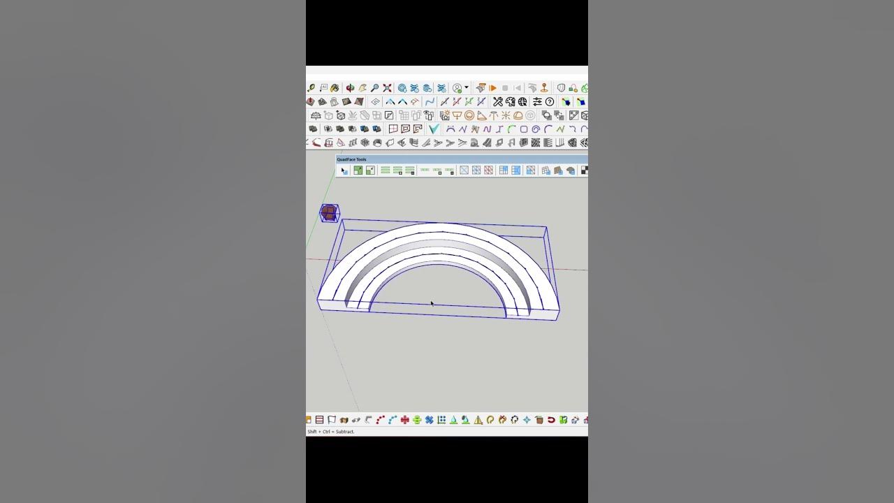 sketchup tutorial / jhs powerbar plugin - YouTube