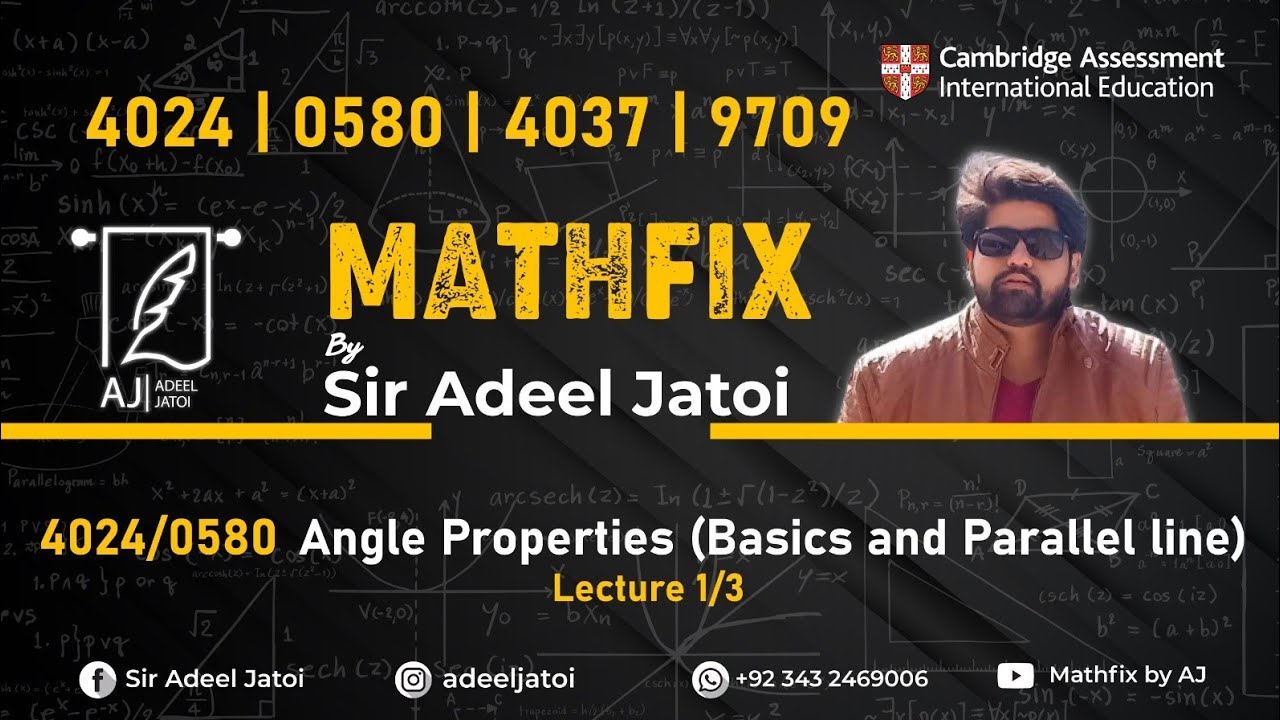 O levels Angle Properties lecture 1 - YouTube