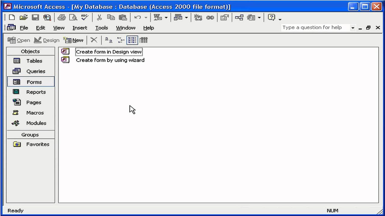 مقدمة عن النماذجAccess XP - YouTube